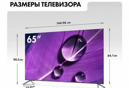 Новый телевизор Haier 65 smart tv s1 4к