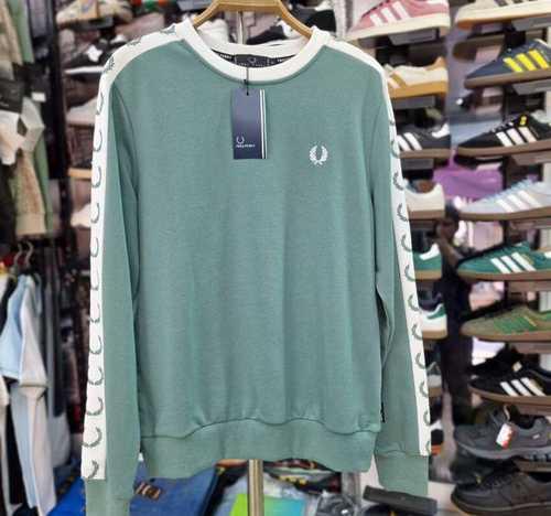 Fred perry свитшот с лампасами (Все размера)