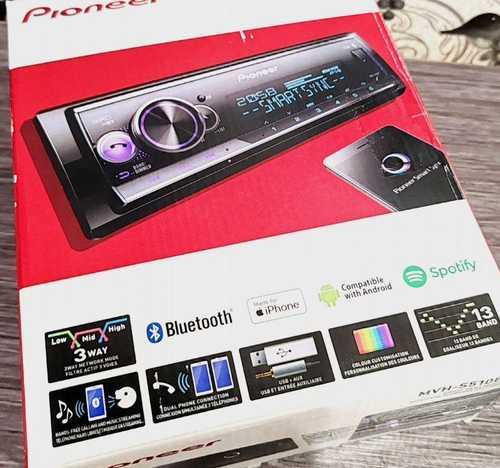 Pioneer mvh s510bt - процессорная магнитола