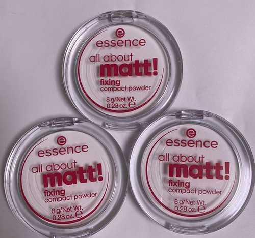 Матирующая пудра Essence, all about matt