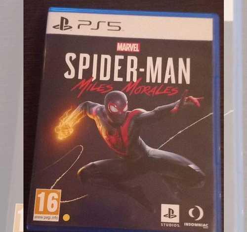 Игра Spider Man Miles Morales на Playstation 5