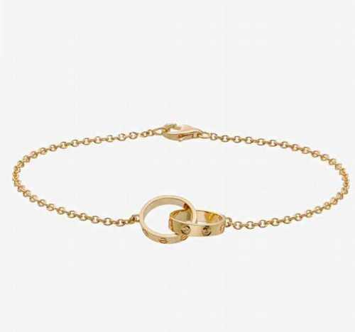 Браслет Cartier love, желтое золото