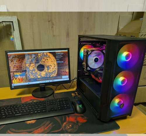 Игровой компьютер Ryzen 5500, rtx2060super, 16gb