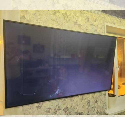 Телевизор Sony KD-65X81J с разбитой матрицей