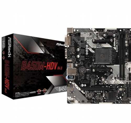 Материнская плата ASRock B450M-HDV R4.0