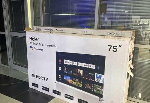 Телевизор Haier 75 дюймов smart tv s1