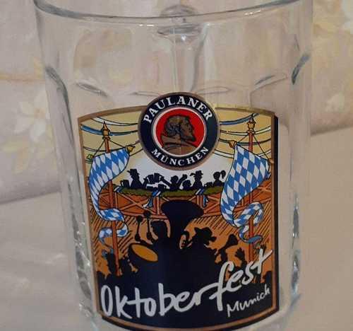 Пивная кружка новая Oktoberfest Paulaner