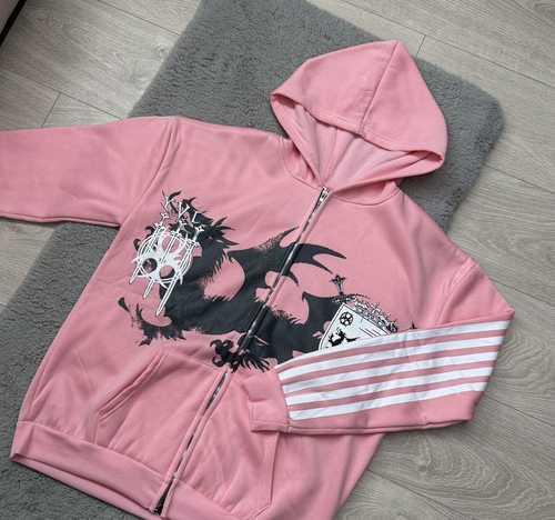 Зип худи Yori sport розовая