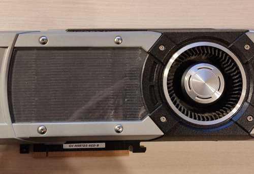 Видеокарта Gigabyte GTX 980 Ti 6 GB (не рабочая)