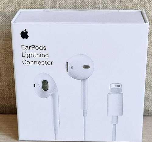 Проводные наушники apple earpods lightning