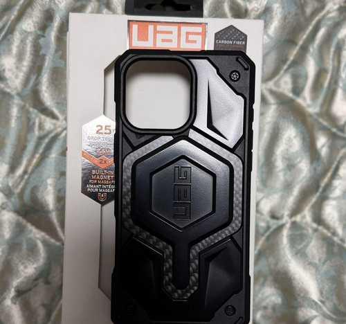 Чехол uag 16 pro max Monarch карбон