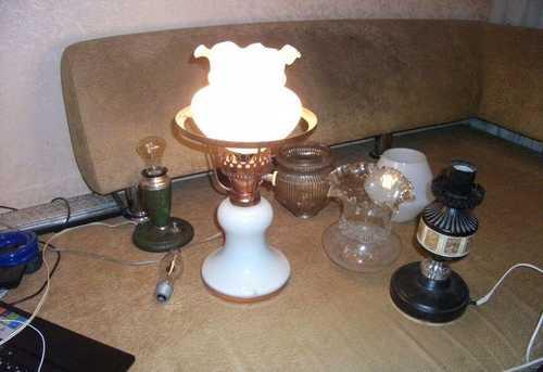 Настольные светильники и плафоны,лампа свеча