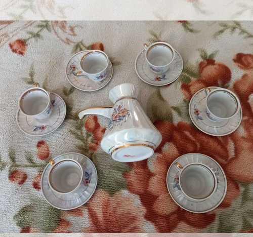 Ереванский кофейный сервиз из СССР антиквариат (пе