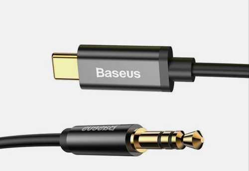 Кабель AUX usb type-C/3, 5 mm baseus