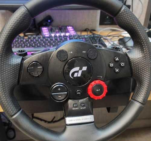 Руль Logitech Driving force gt