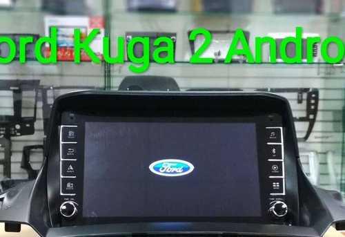 Ford Kuga 2 магнитола Android с крутилками новая