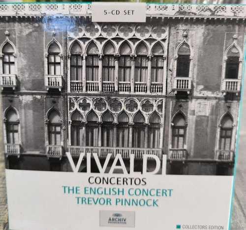 Vivaldi - The English Concert, Trevor Pinnock 5 CD