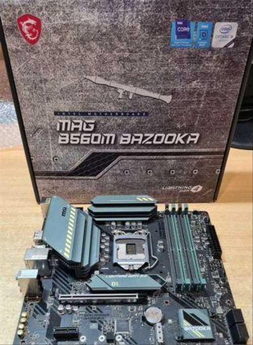 Мат плата MSI B560M bazooka lGA1200 на гарантии