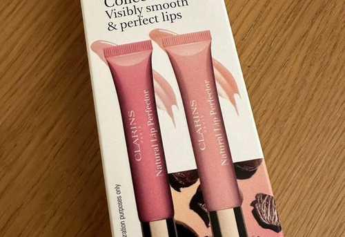 Clarins lip perfector набор 01 и 02