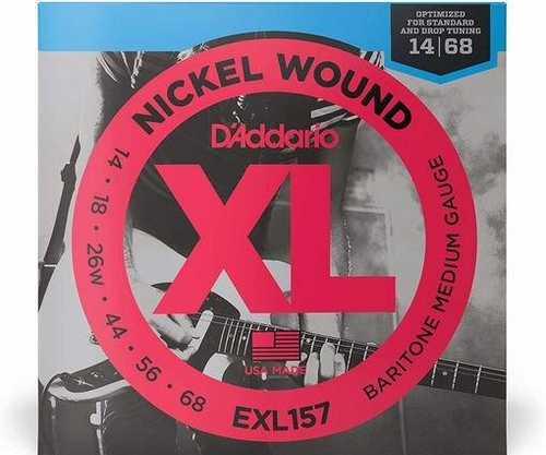Струны для электрогитары D'Addario EXL157 14-68