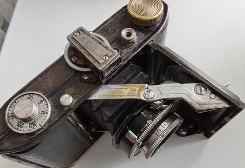 Старинный немецкий фотоаппарат гармошка Германия