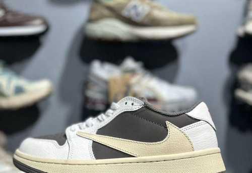 Кроссовки Nike air jordan 1 low travis scott