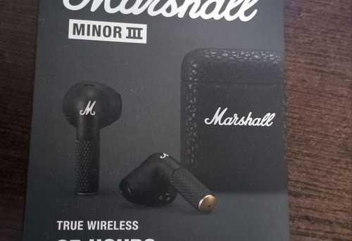 Наушники Marshall Minor III (3) черные оригинал