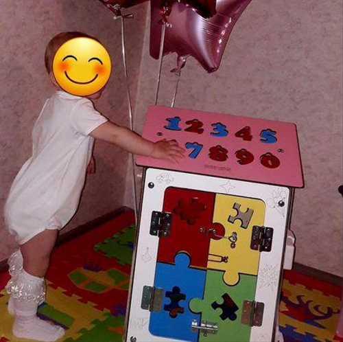 Бизиборд домик со светом