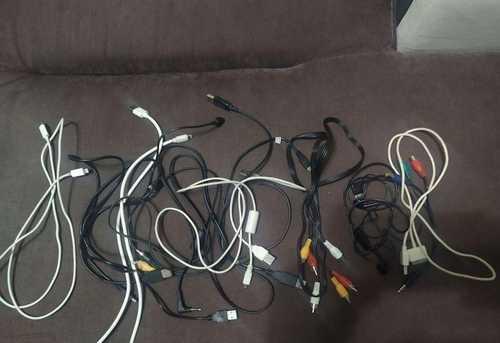 Кабели USB, провода, наушники для телефонов
