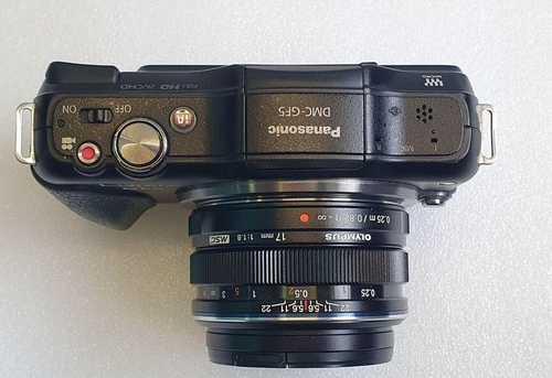 Panasonic gf5 + olympus 17mm 1.8