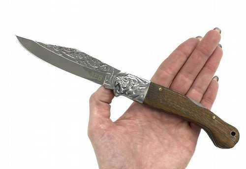 Складной нож Лев, сталь 65Х13, B636, Pirat