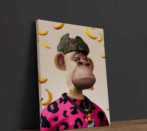 Картины на холсте nft обезьяны