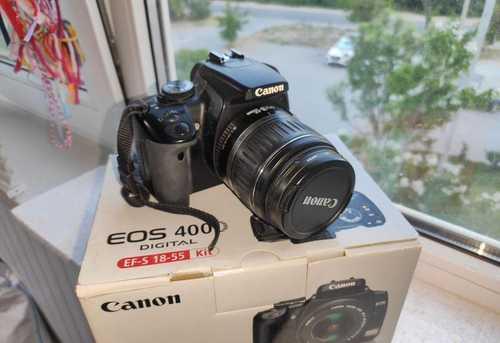 Зеркальный фотоаппарат canon еos 400d