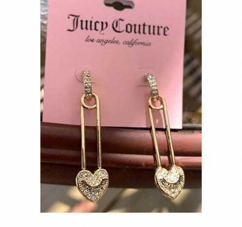 Juicy Couture оригинал Серьги -булавки