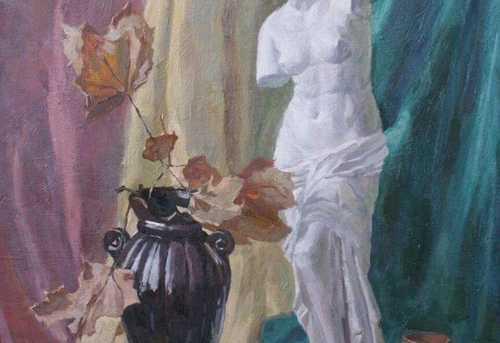 Большая картина маслом натюрморт Венера Милосская