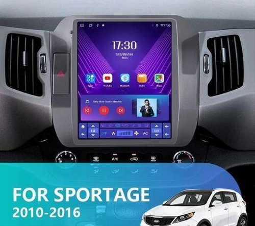 Магнитола Android Андроид Kia Sportage 3