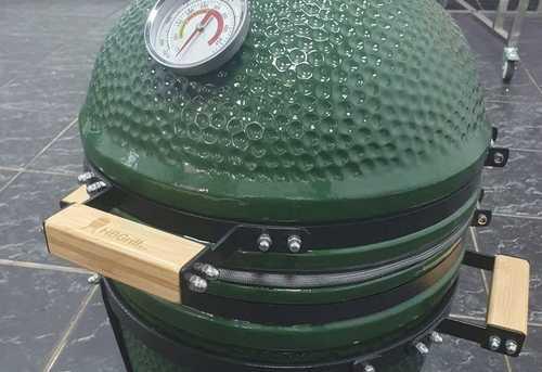 Керамический гриль Kamado HBGrill 40 см, зеленый