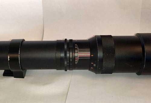 Телобъектив Spiratone Telephoto 400/6,3 М42