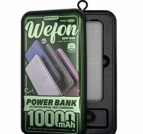 Powerbank 10000mAh Remax RPP-636 (серый)