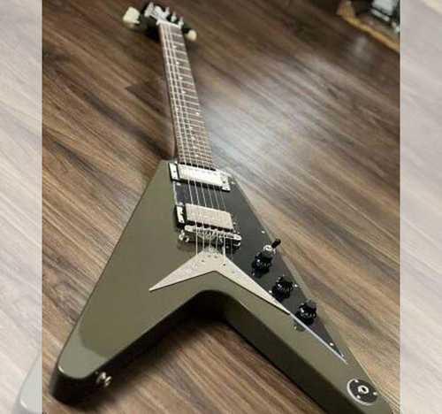 Электрогитара Epiphone Flying V Olive Drab Green