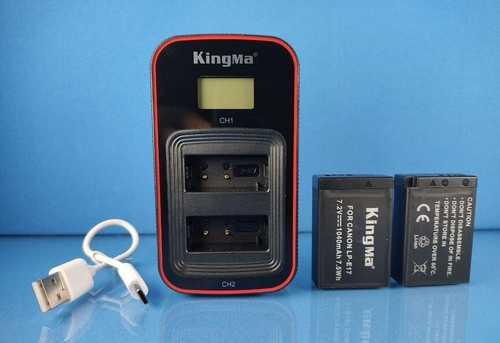 Зарядное устройство KingMa LPE17+ 2 аккумулятора