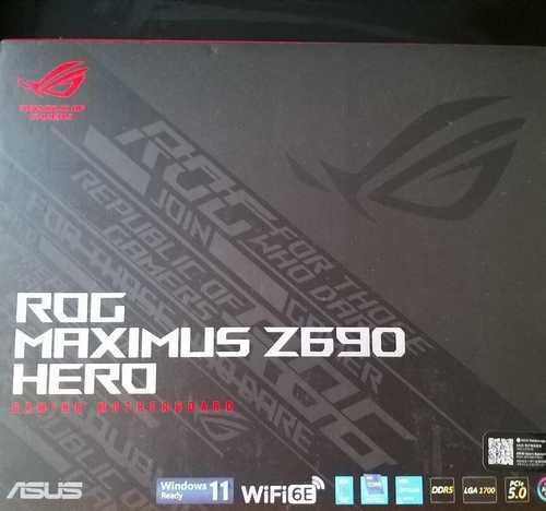 Asus maximus hero z690 озу ddr5 32gb 6400