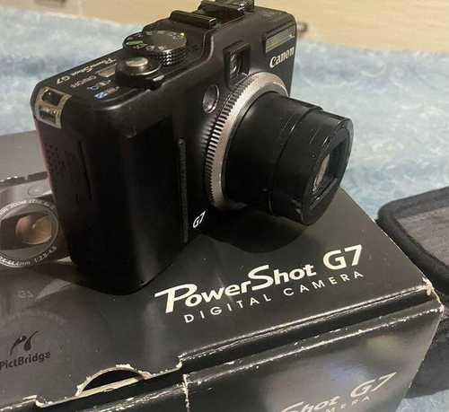 Компактный фотоаппарат canon G7