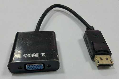 Переходник NoName DisplayPort to VGA 20см