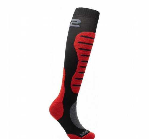 Носки sixs MOT2 merinos wool Black/Red, I, Артикул: M2ME-I-nero