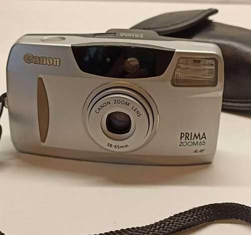 Canon Prima zoom 65 плёночный фотоаппарат