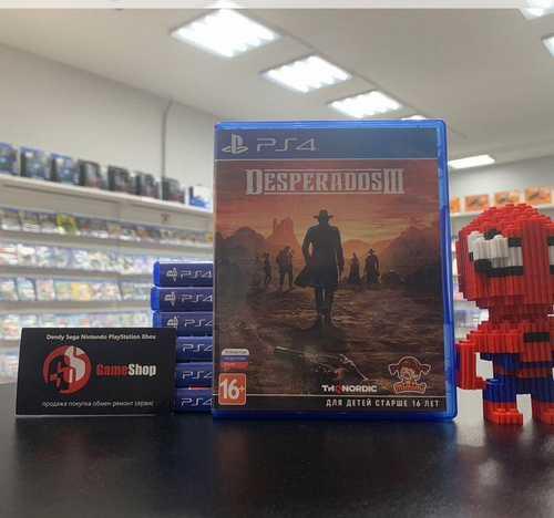 Диск Desperados 3 PS4 Б/У