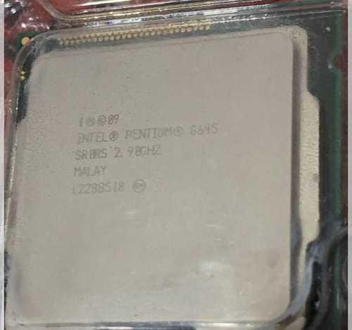 Процессор intel pentium g645