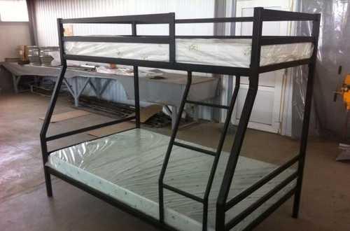 Двухъярусная кровать металлическая "Палермо"