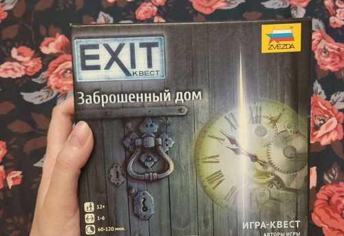 Настольная игра заброшенный дом от exit квест